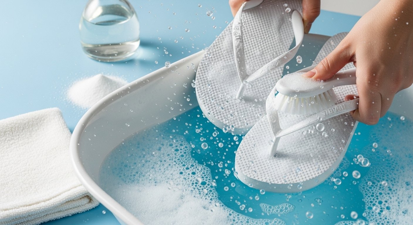 Como lavar chinelos brancos "encardidos" e remover manchas - Correio ...