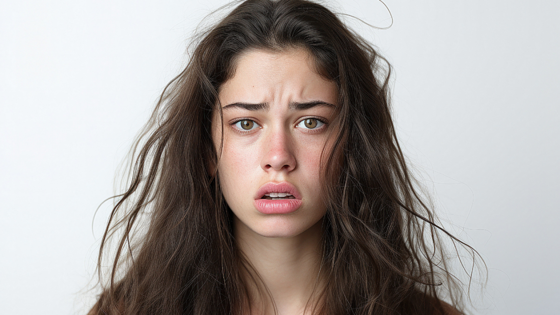 Por que o cabelo arrepia quando está muito seco?