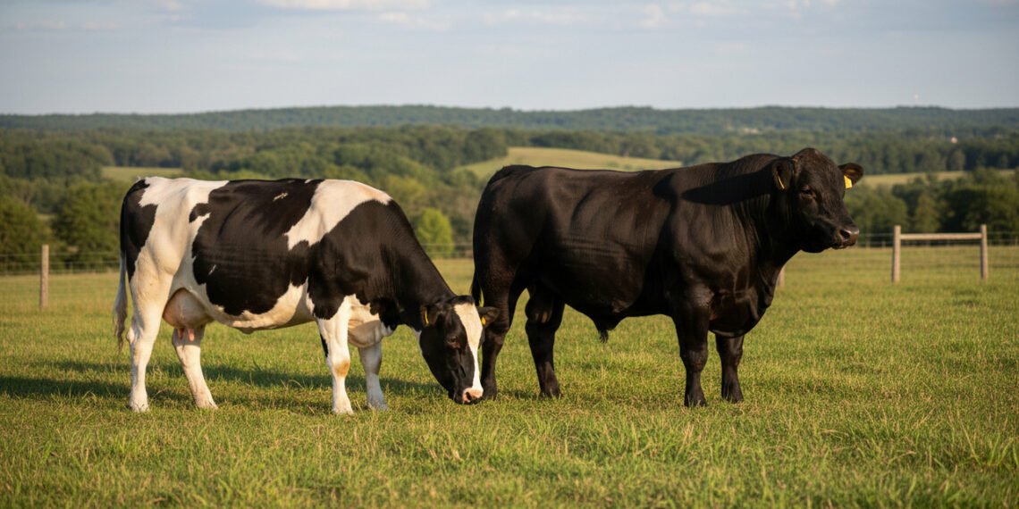 O masculino de “vaca” é “boi”, mas o coletivo é o mesmo pra ambos