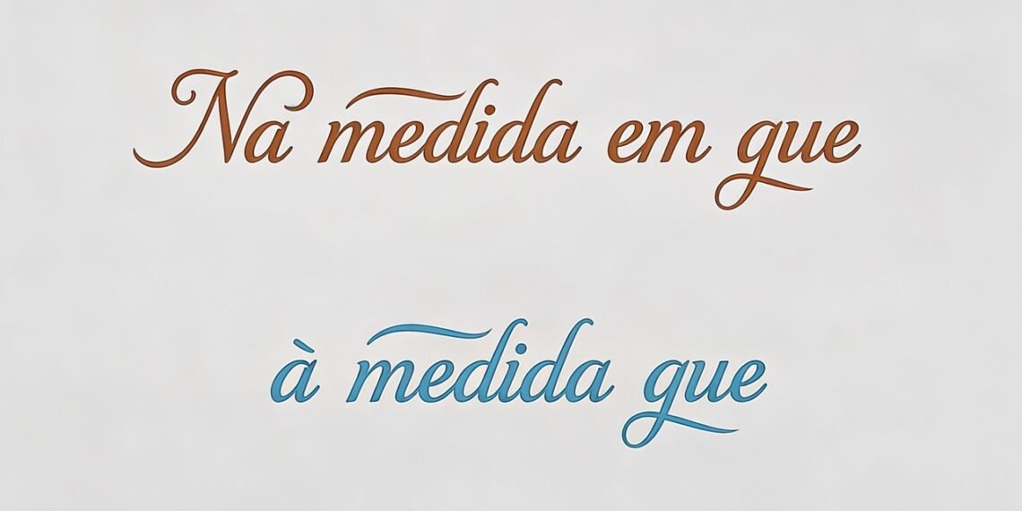 Entenda a regra de quando usar “Na medida em que” e “à medida que” no ...