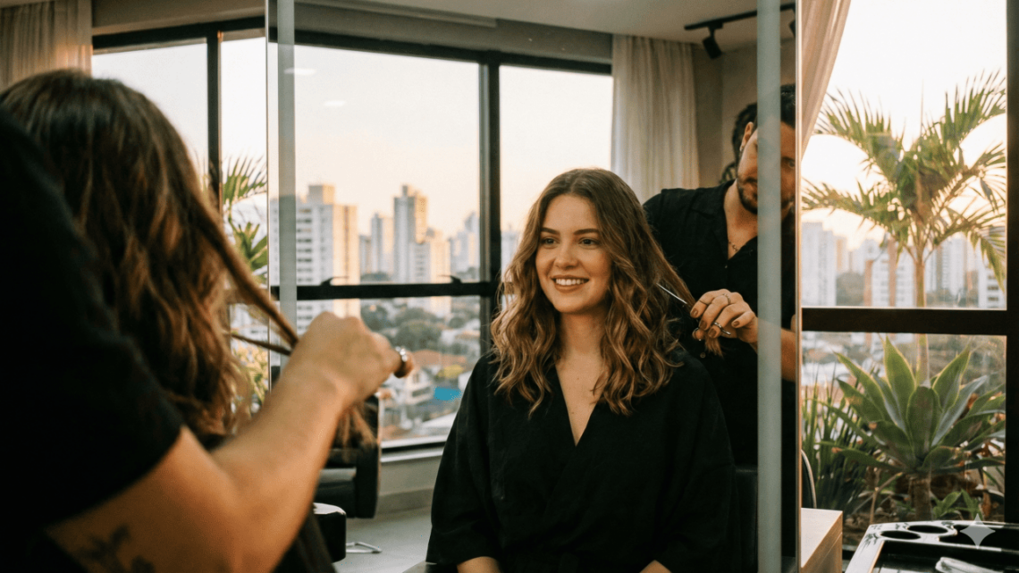 O corte long bob com franja lateral que dá volume imediato e fica bem ...