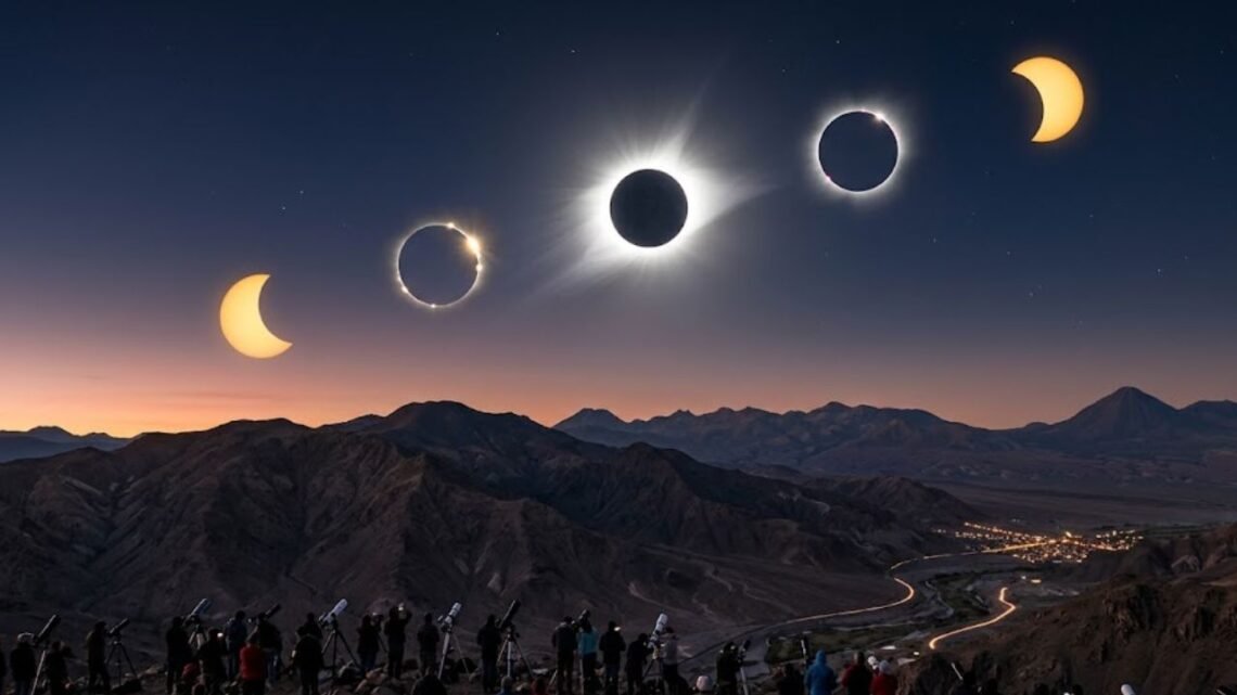 O que é um eclipse solar e por que ele escurece o dia por alguns ...