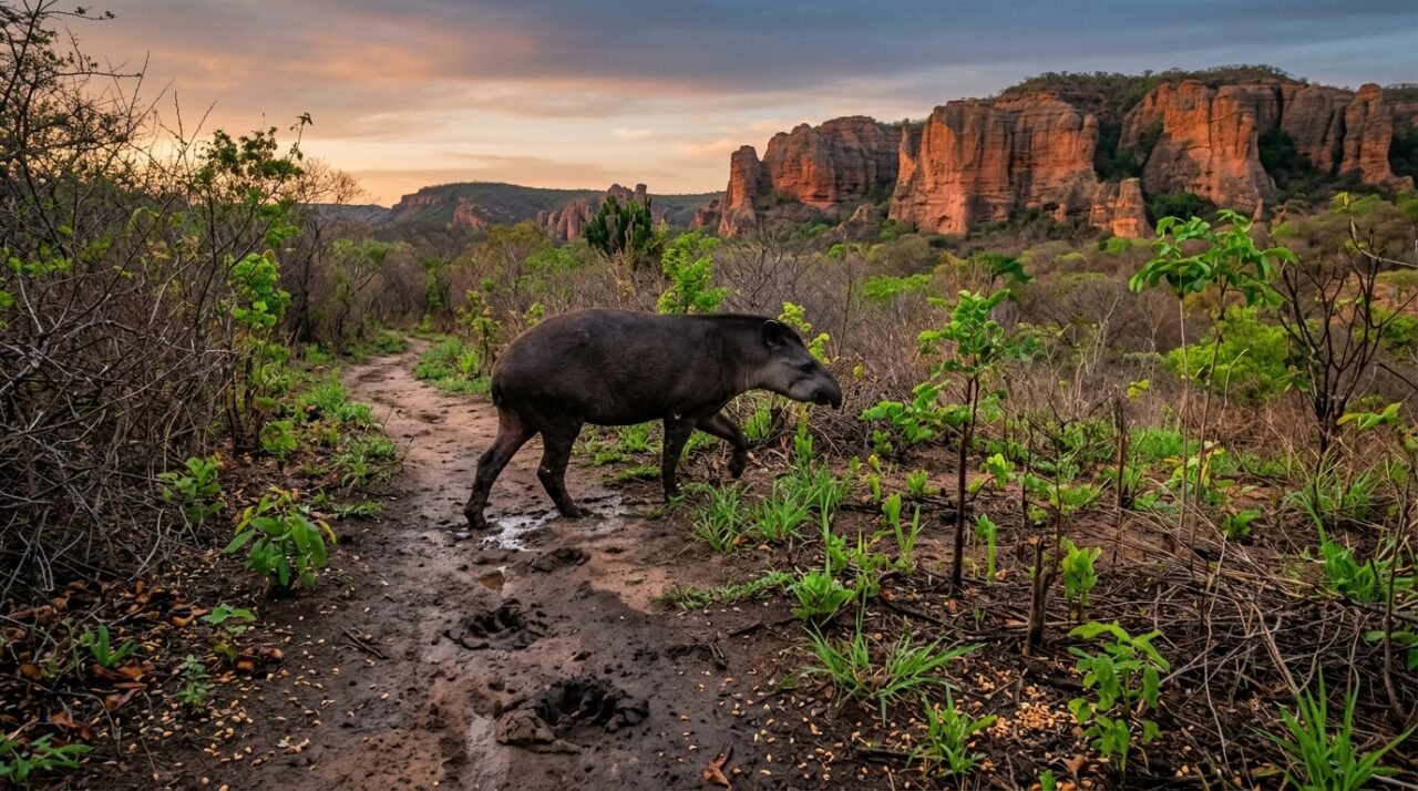 Dada como extinta há mais de uma década, a anta reaparece na Caatinga e ...